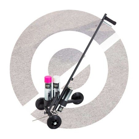 3-Wheel Line Marking Trolley - PRO PAINT